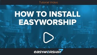 How To Install And Crack Easyworship 2009 And Add The Feed To Obs ...