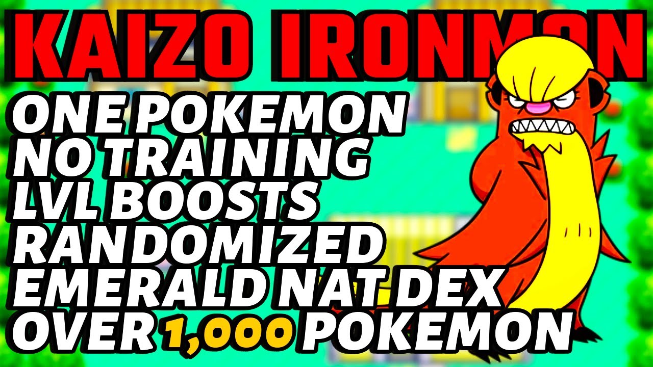 MAKE KAIZO GREAT AGAIN! - POKEMON KAIZO IRONMON NATIONAL DEX EMERALD ...