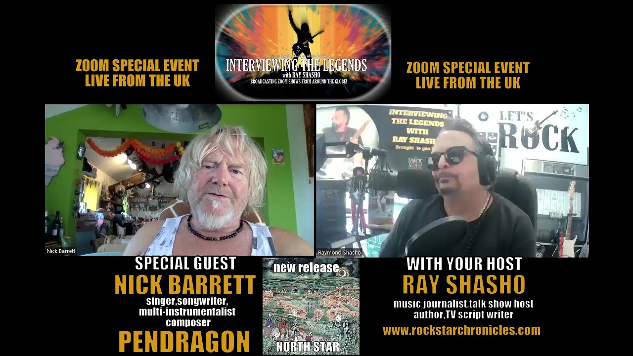 Nick Barrett Frontman for British Prog Rock Group Pendragon! - YouTube