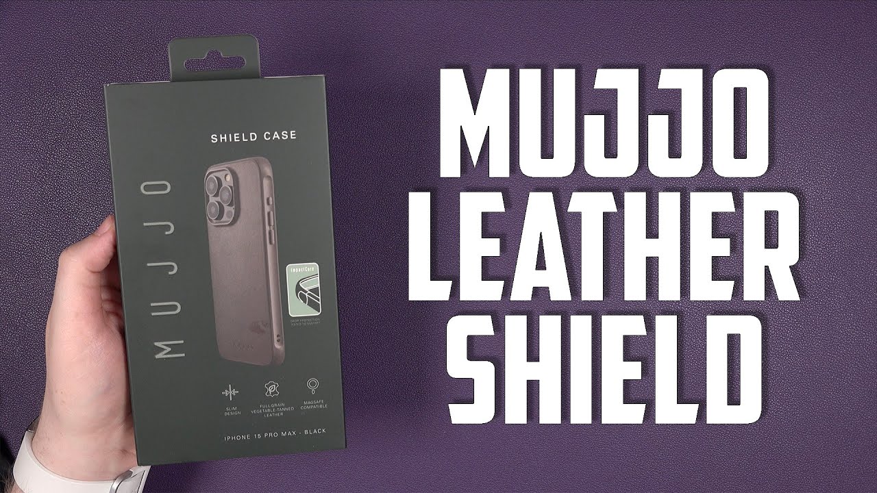 Mujjo Leather Shield Case - iPhone 15 Pro Max Edition - YouTube