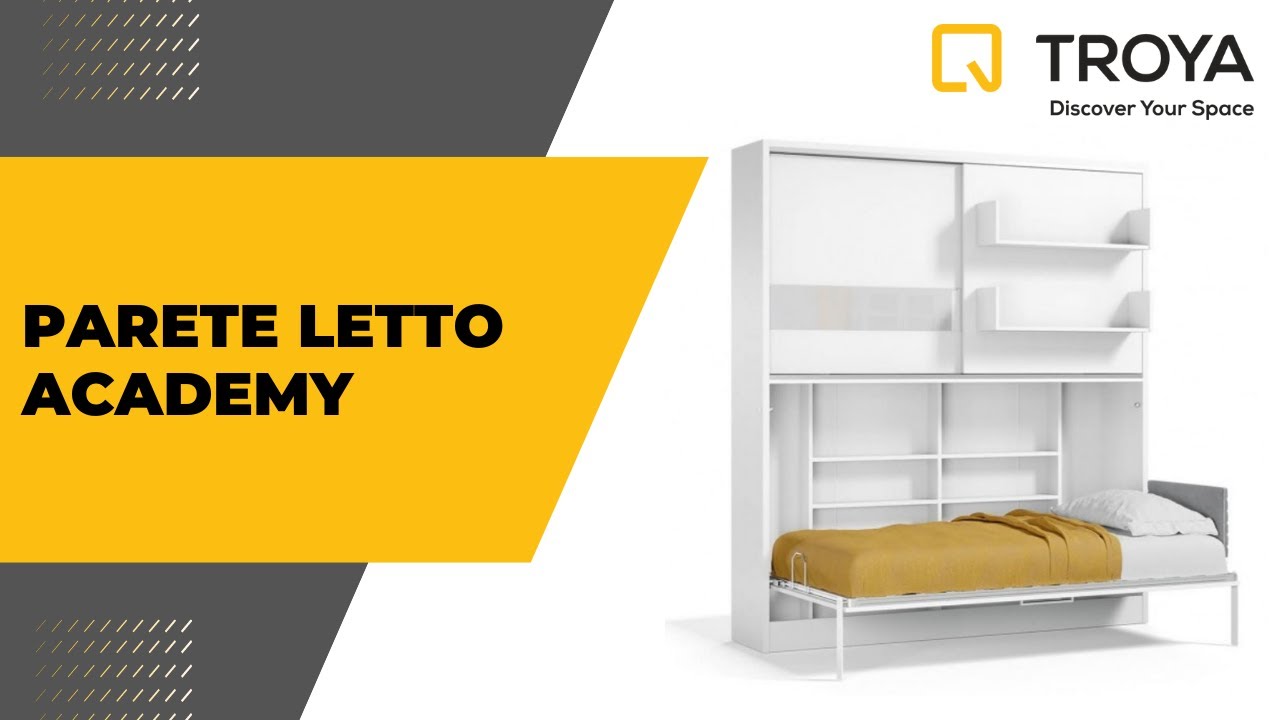 Troya - Parete Letto Academy - Multimo - YouTube
