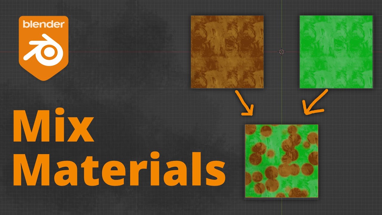 Blender - Mix and Blend Multiple Materials - YouTube