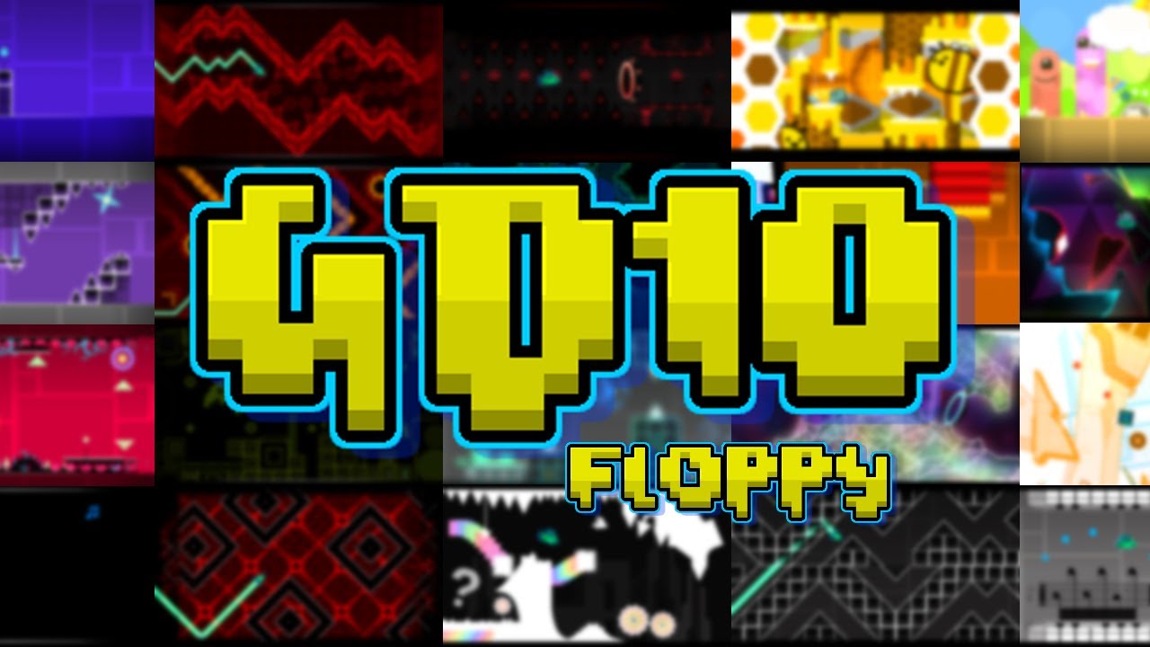 10 AÑOS DE HISTORIA // "GD10" by Floppy (HARD DEMON) // Geometry Dash ...
