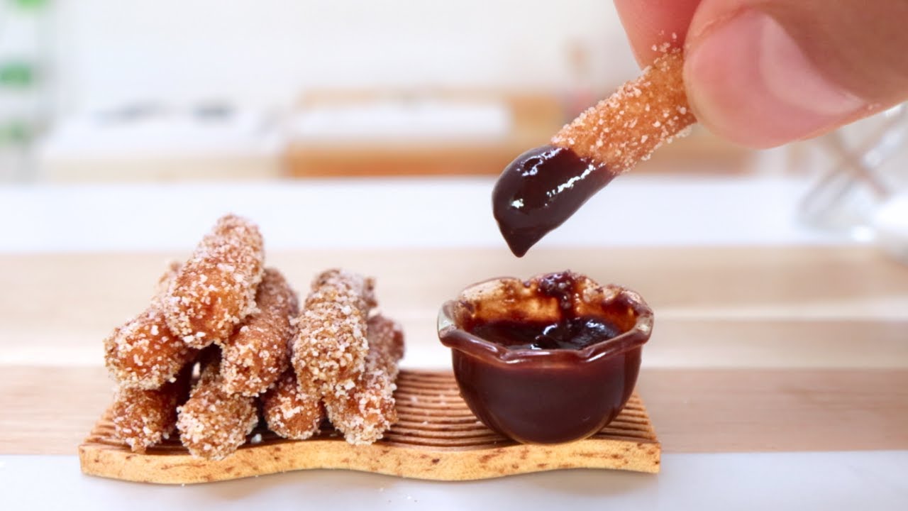 Amazing MINIATURE Churros | How to Make the BEST EVER Churros - YouTube