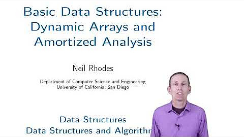 Dynamic arrays and amortized analysis - YouTube