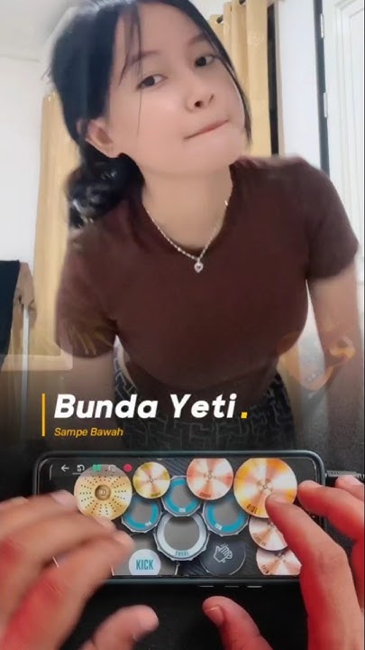 Dance Bunda Yeti Sampe Bawah Tiktok Real Drum Cover - YouTube