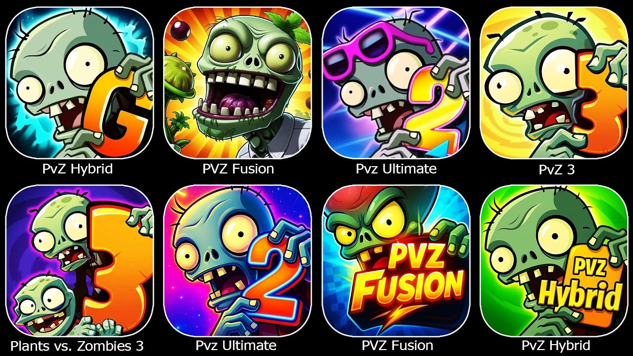 PvZ Hybrid,PVZ Fusion,Pvz Ultimate,PvZ 3,Plants vs Zombies 3 - YouTube