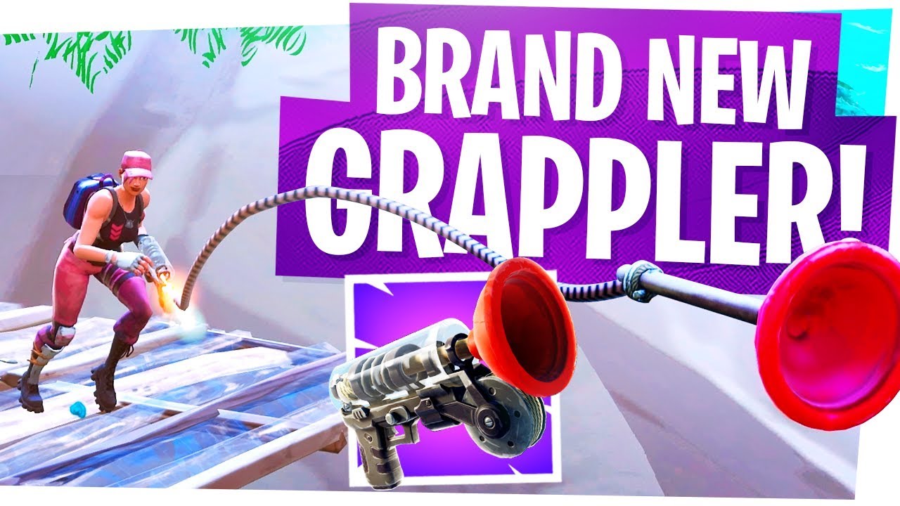 The NEW Grappler Gun is AWESOME! - Fortnite New Item, Update and ...