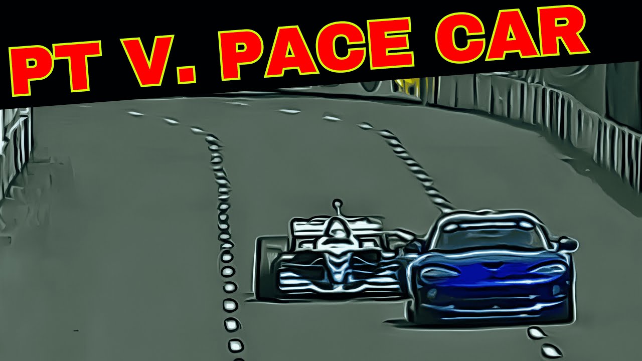 Tracy Harasses Pace Car (2003 CART Toronto) - YouTube