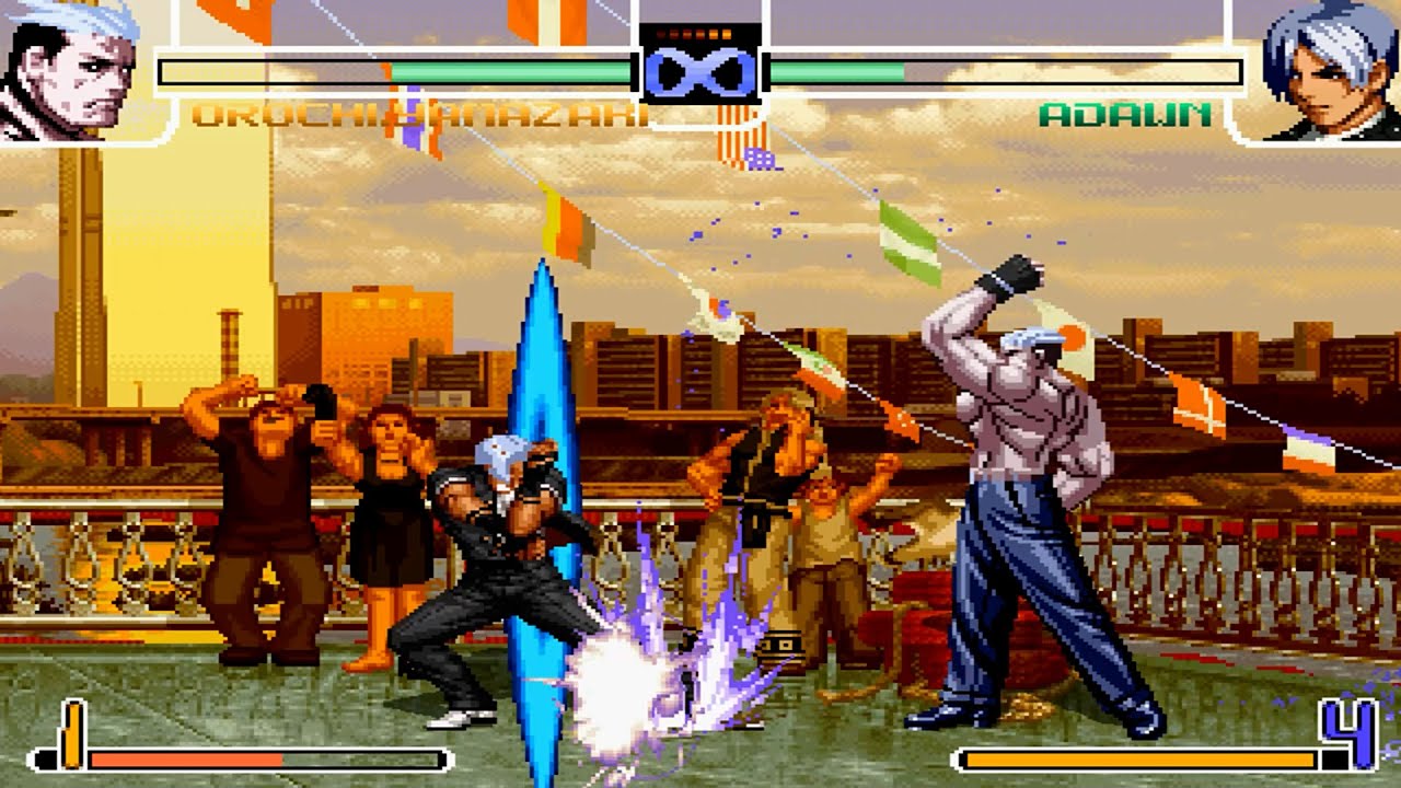 Orochi Yamazaki vs Adawn (kof 2002) - YouTube