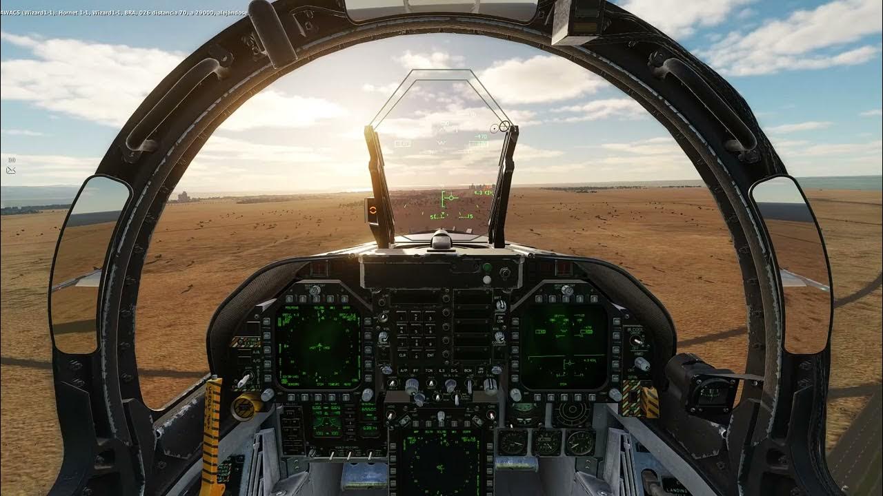 DCS F18 - Landing AOA - YouTube