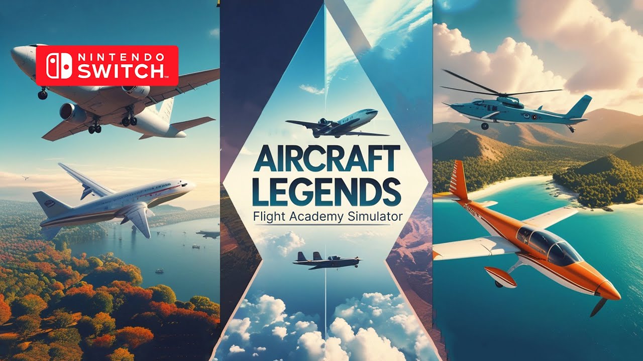 Aircraft Legends: Flight Academy Simulator Gameplay Nintendo Switch ...