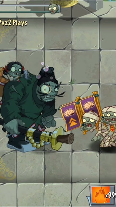 Egypt Rally Mummy Vs. Asuka Gargantuar / Plants Vs. Zombies 2 - YouTube