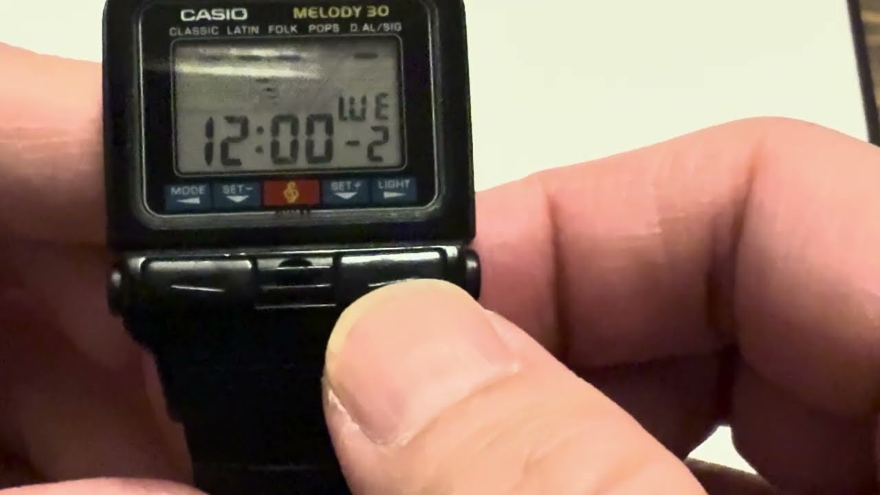 Casio Melody 30 - module 472 song list - audio demo with song names ...
