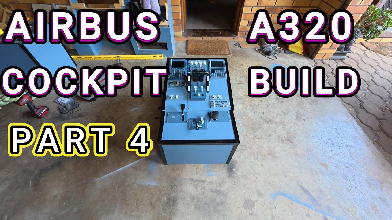 BUILDING AN AIRBUS A320 HOME COCKPIT IN MY HOUSE PART 4 THE PEDESTAL ...