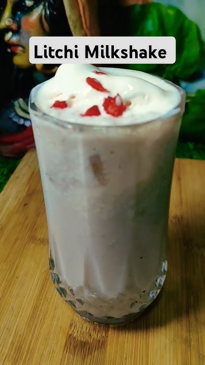 Litchi Milkshake🧋shorts Litchi Milkshake Summerdrink Shortsfeed Ytshorts Viral Trending