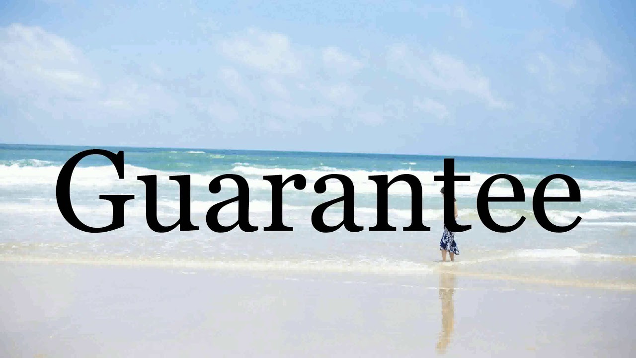 How To Pronounce Guarantee🌈🌈🌈🌈🌈🌈Pronunciation Of Guarantee - YouTube