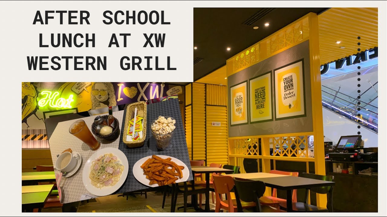 After School Lunch at XW Western Grill | Our First Time Here - YouTube