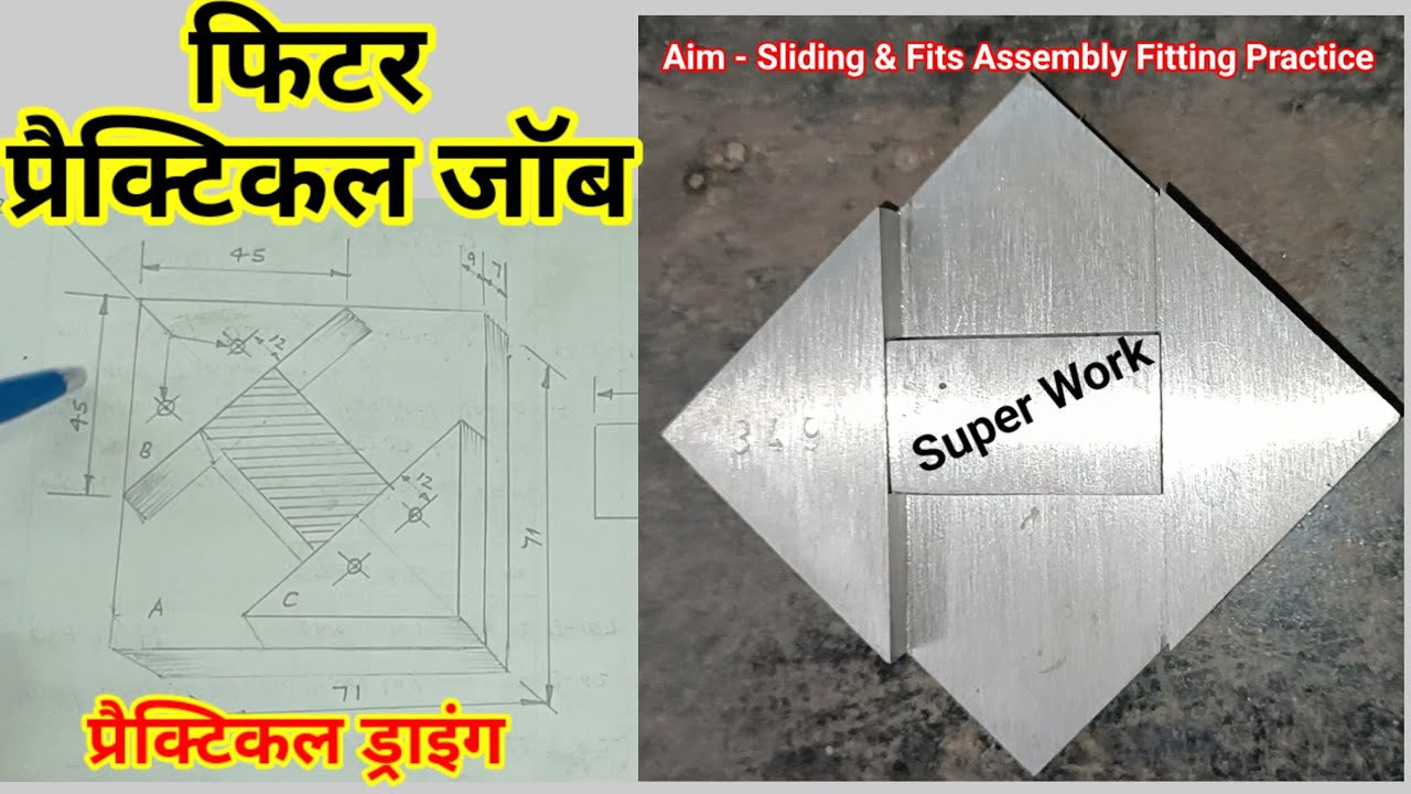 Fitter Practical Jobs// Make Sliding Fits Assembly With Parallel And ...