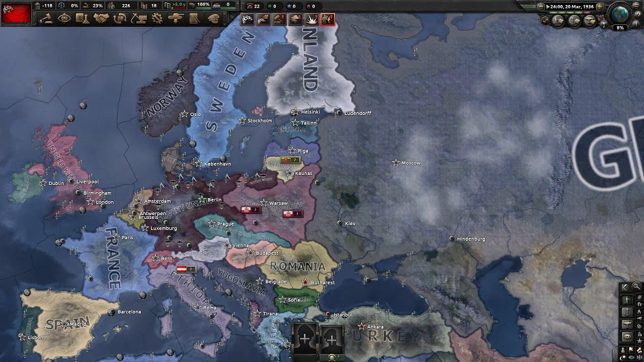 Scenerio of the FOREVER WARS! - HOI4 Observer Mode where if major ...