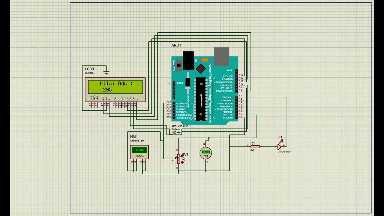 Praktikum Sensor dan Tranduser - Tugas 2 (Input Analog) - YouTube