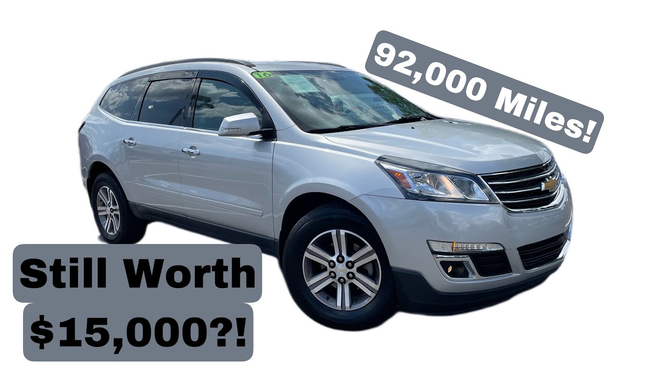 2016 Chevrolet Traverse LT 3.6 V6 POV Test Drive & 92,000 Mile Review ...