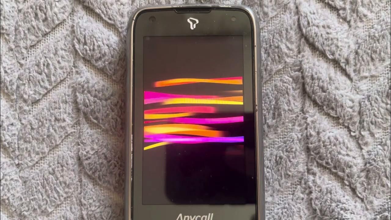 Samsung Anycall SCH-W760 On/Off - YouTube