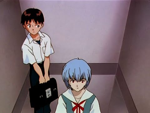 the other elevator scene from evangelion - YouTube