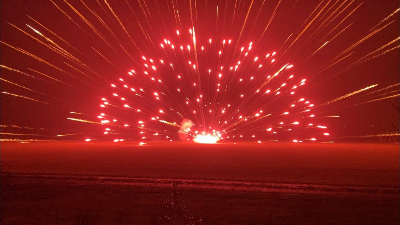 6 Inch firework shell! - YouTube