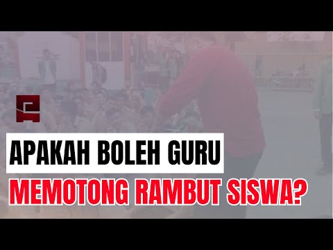 Guru Potong Rambut Siswa Tanpa Izin! Boleh atau Melanggar Hak?