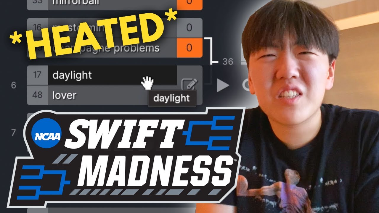 The ULTIMATE *TAYLOR SWIFT* Song Bracket - YouTube