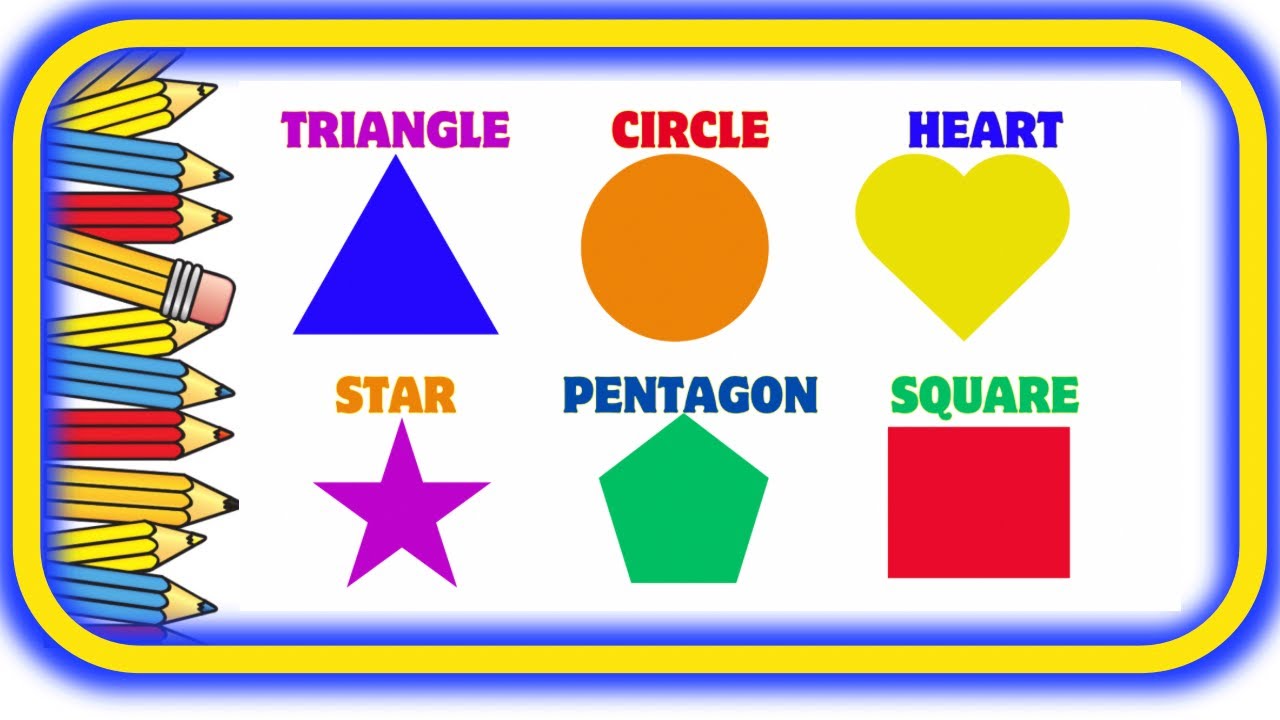 Learn new shapes drawing, colors for kids| toddlers learning videos ...