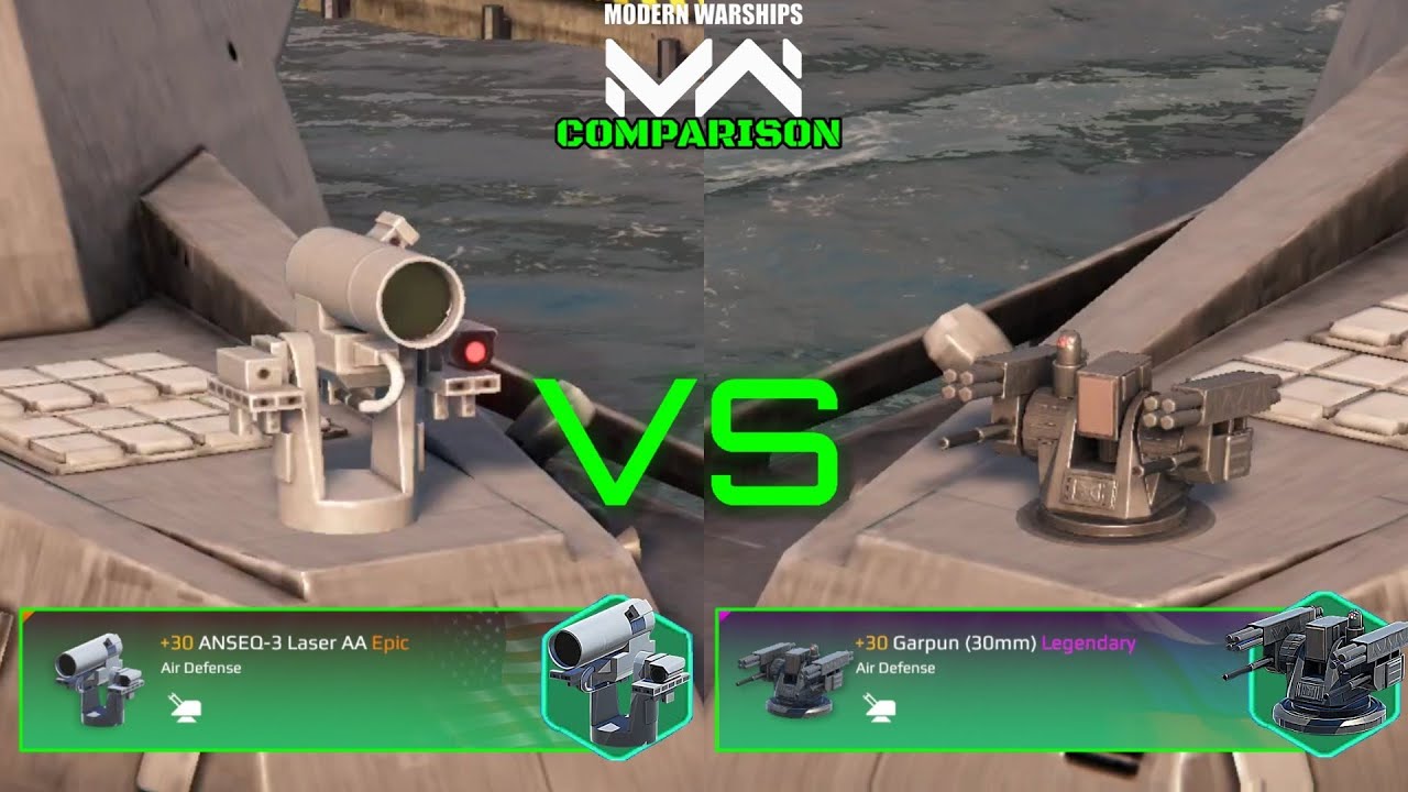Buffed ANSEQ-3 Laser AA vs Garpun (30mm) | Air Defense Comparison ...