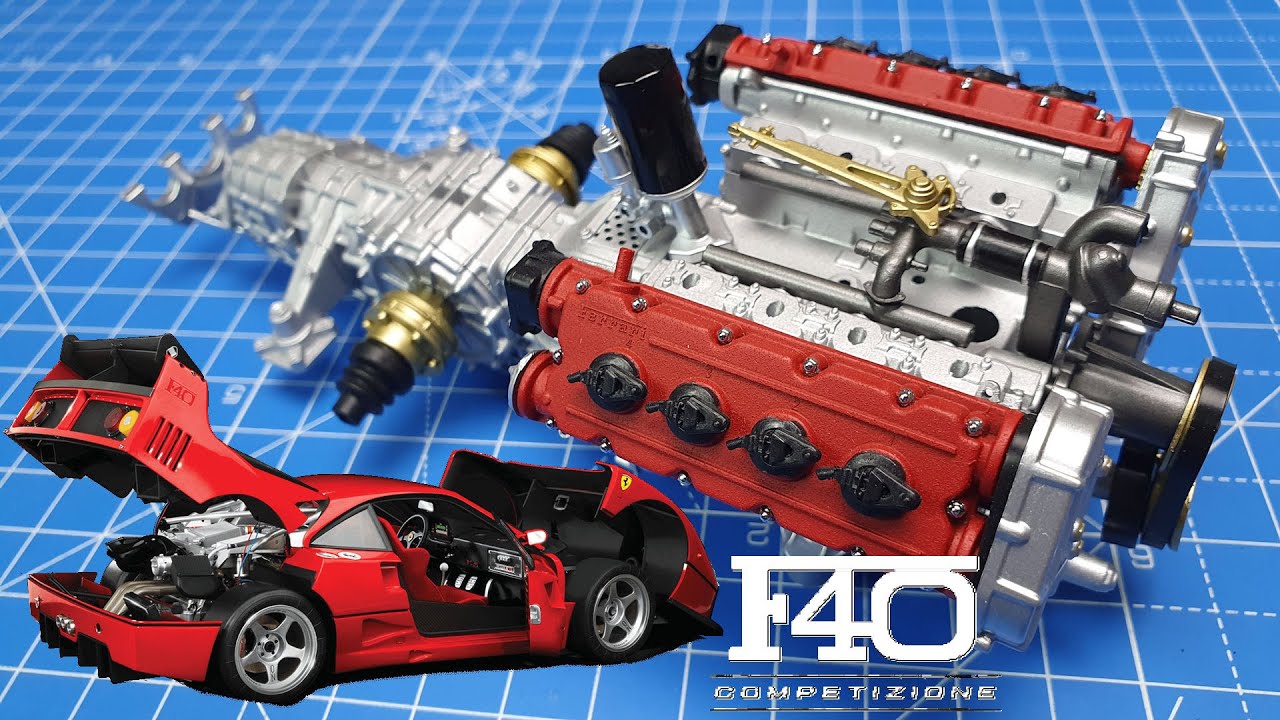 Build the Ferrari F40 Competizione - Part 17 - Oil Filter, Coolant ...