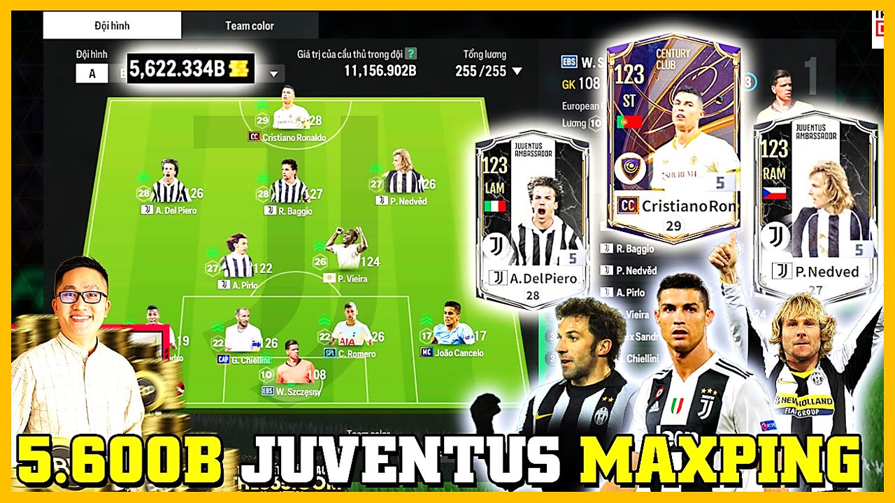 Phá 5600 Tỷ BP Tươi I Love Xây Dựng Siêu Đội Hình JUVENTUS KHỦNG NHẤT ...