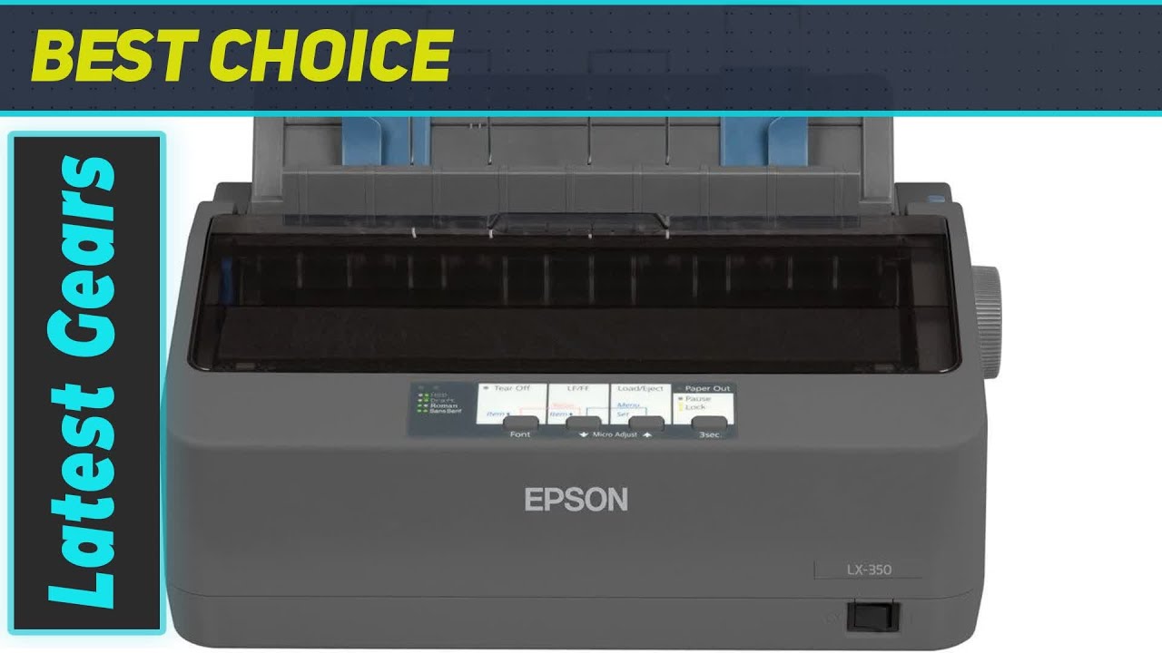 Epson LX-350 Dot Matrix Printer: The Ultimate Office Companion! - YouTube