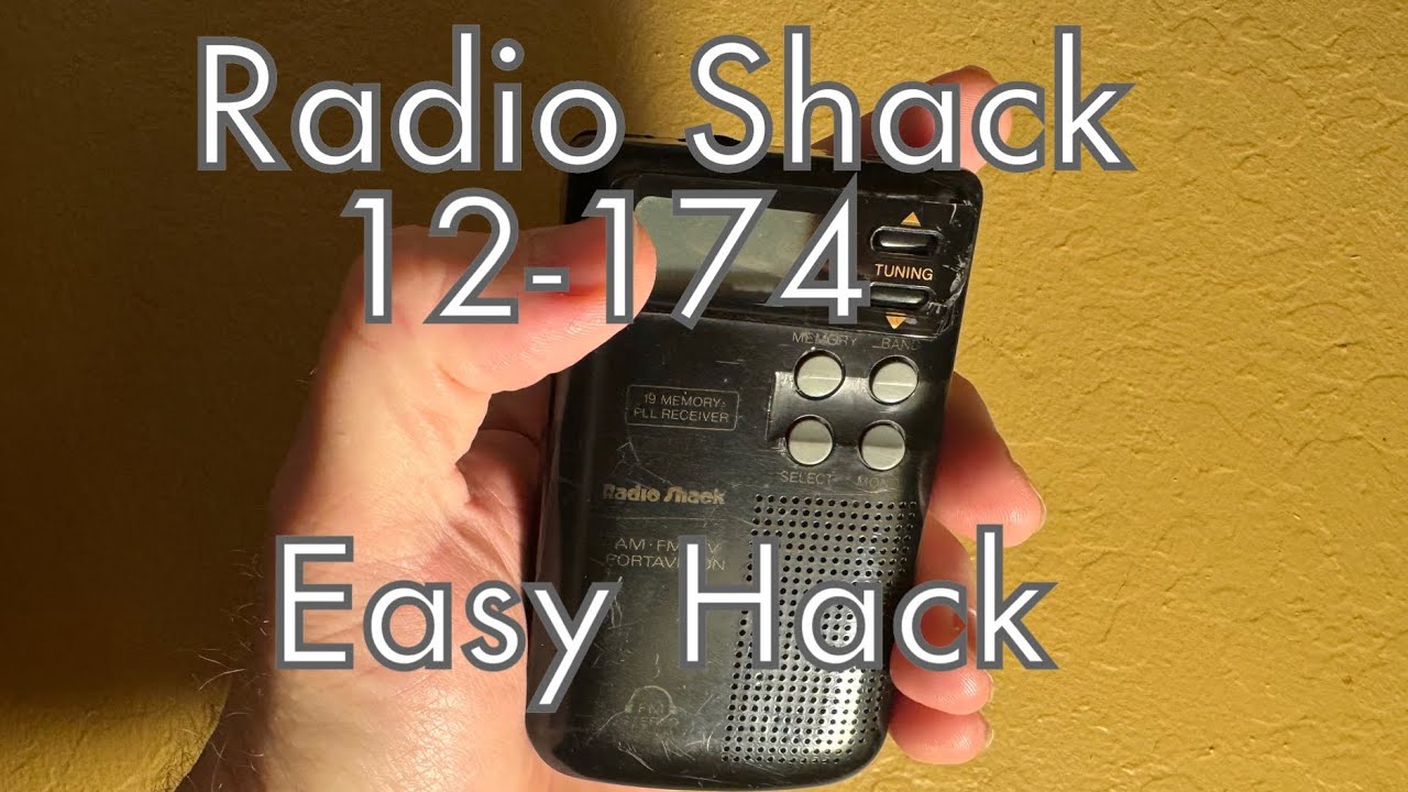How To Hack Radio Shack 12-174 and Test Session - YouTube