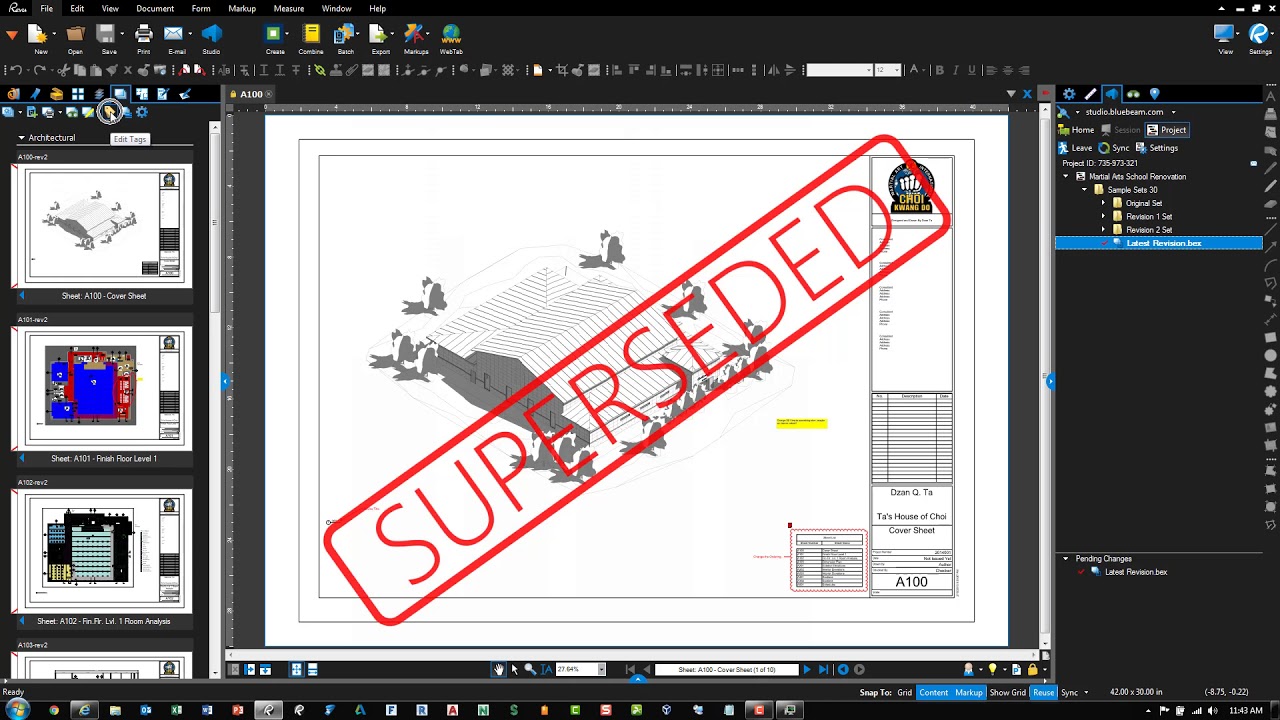 Revu Sets within Projects Tutorial Revised - YouTube