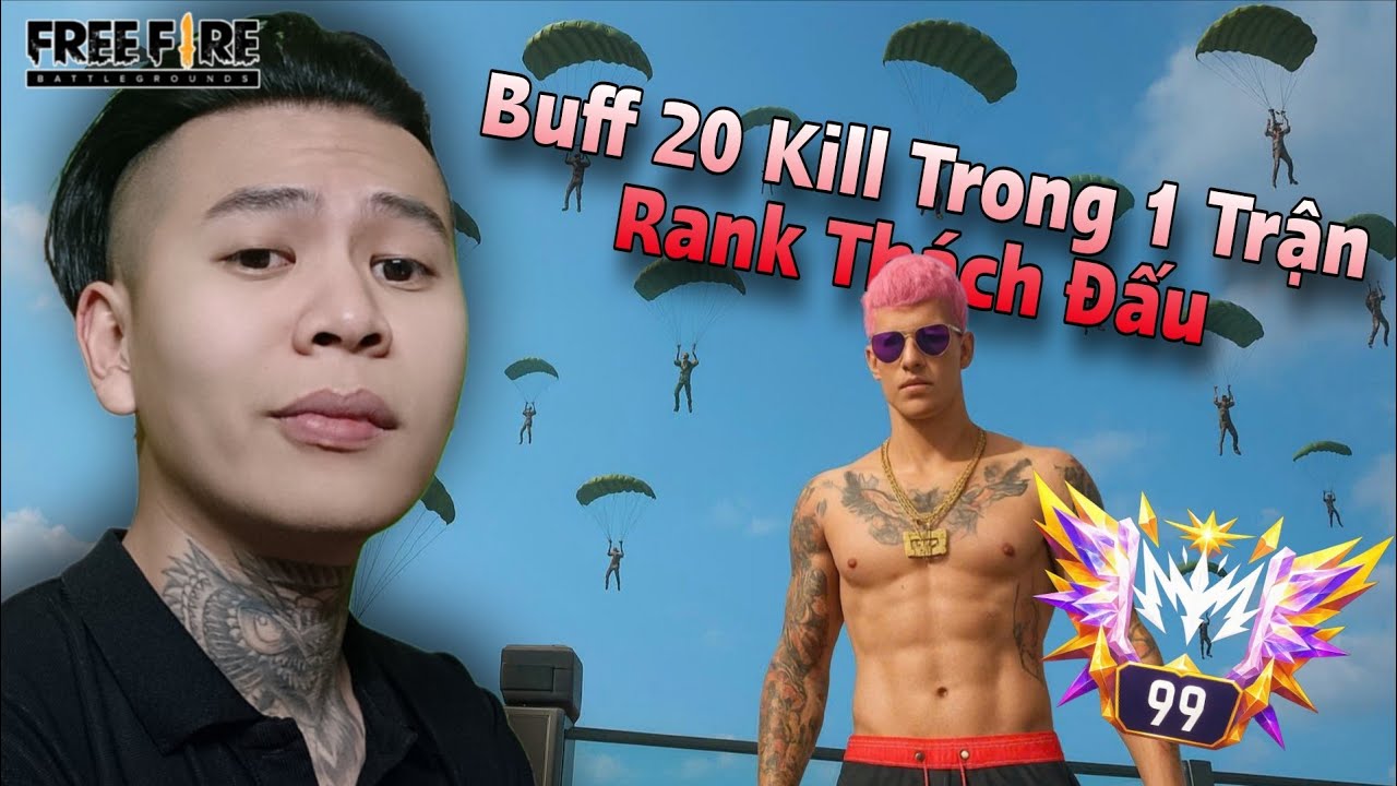 [FREEFIRE] Cười Đau Bụng Với Team Buff 20 Kill Trong 1 Trận Rank Thách ...
