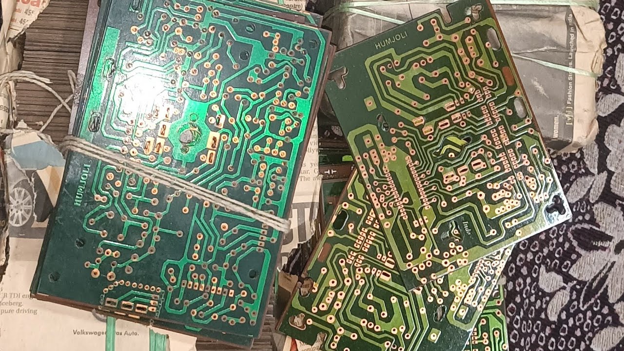 Vintage Transistor Radio printed circuit L BOARD IFT boards ( PCB ...