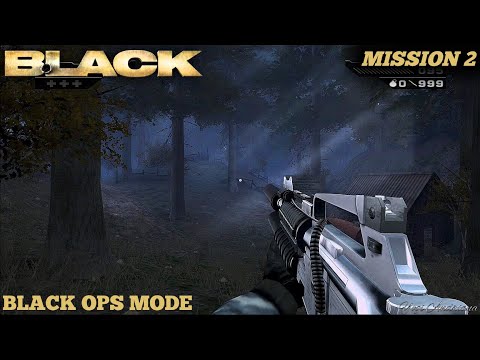 BLACK (PS2) - Mission 2: Treneska Border Crossing - Black Ops Mode