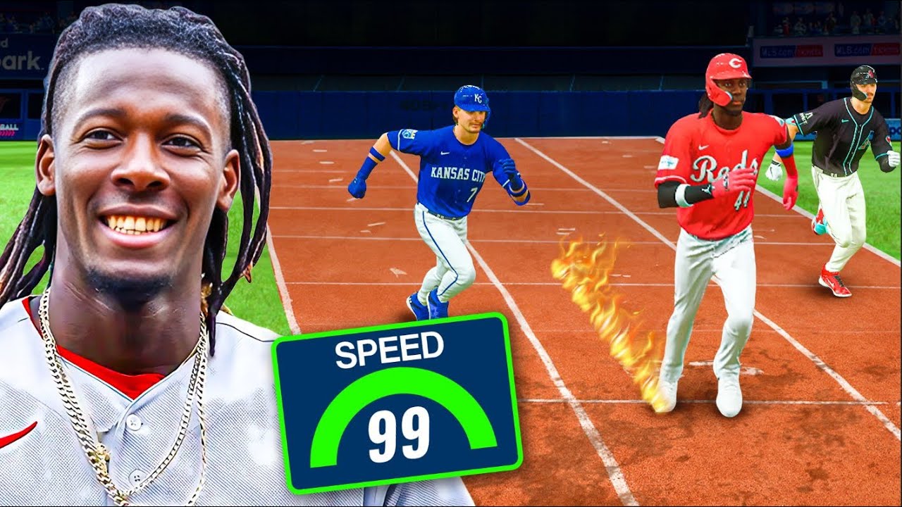 I Tested The FASTEST Players In MLB The Show! - YouTube