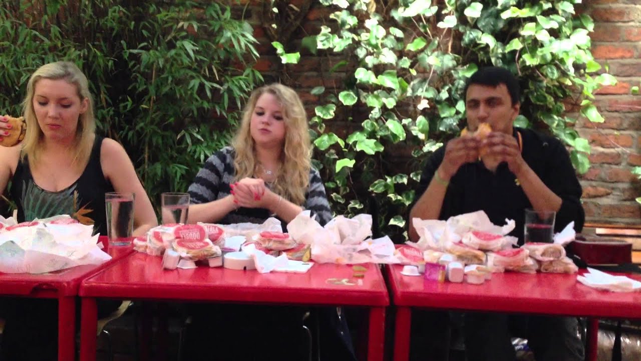 McDonald's Double Cheeseburger Challenge!!! - YouTube