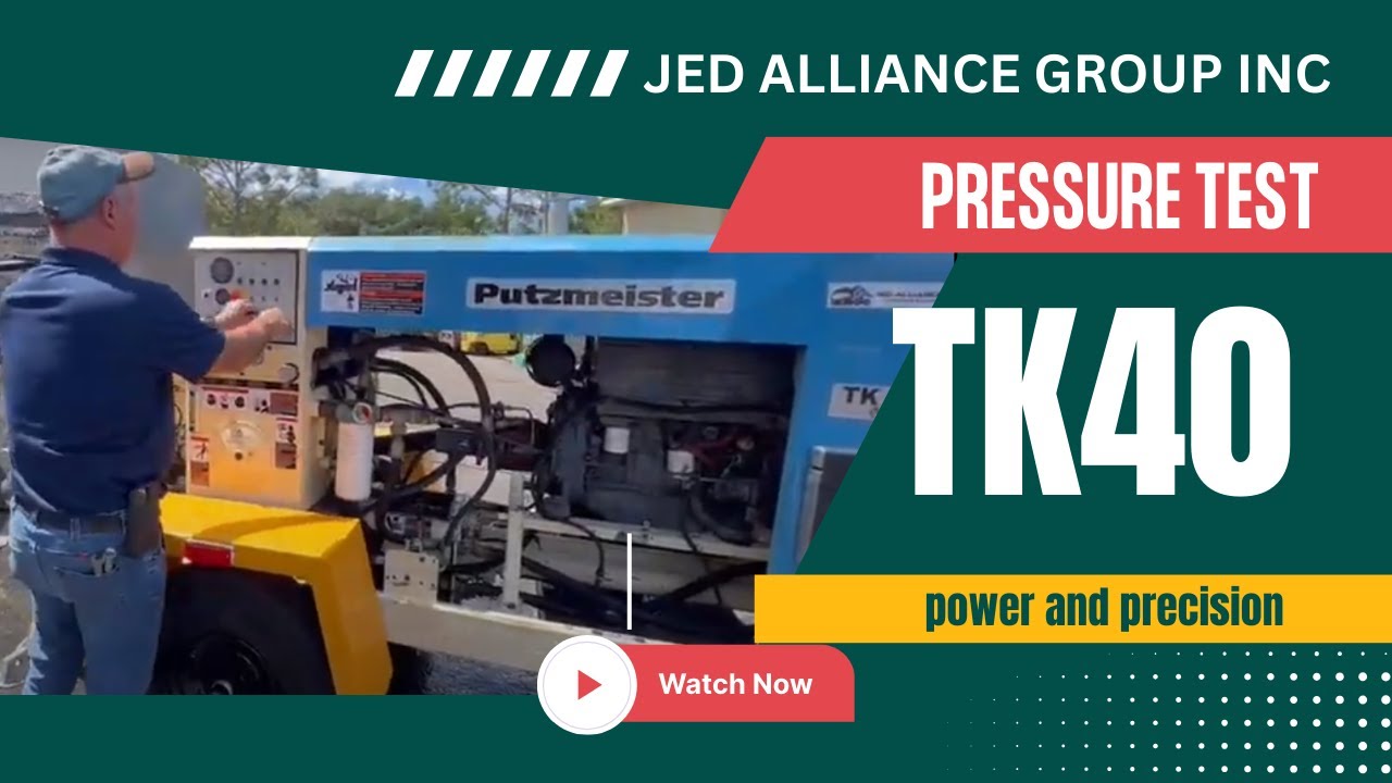 🔧🚧 Extreme Pressure Test! 2011 Putzmeister TK40 in Action 💥 #2981 - YouTube