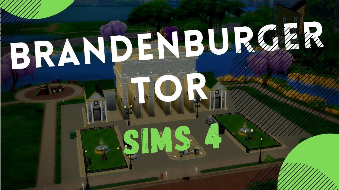 Brandenburger Tor Berlin | Sims 4 | Speed build - YouTube