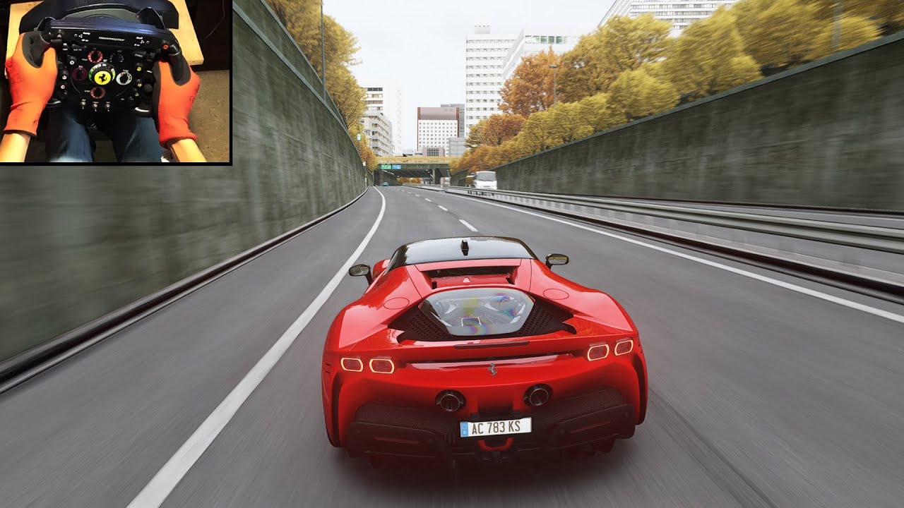 Ferrari SF90 Stradale in Japan | Assetto Corsa - Thrustmaster Ferrari ...