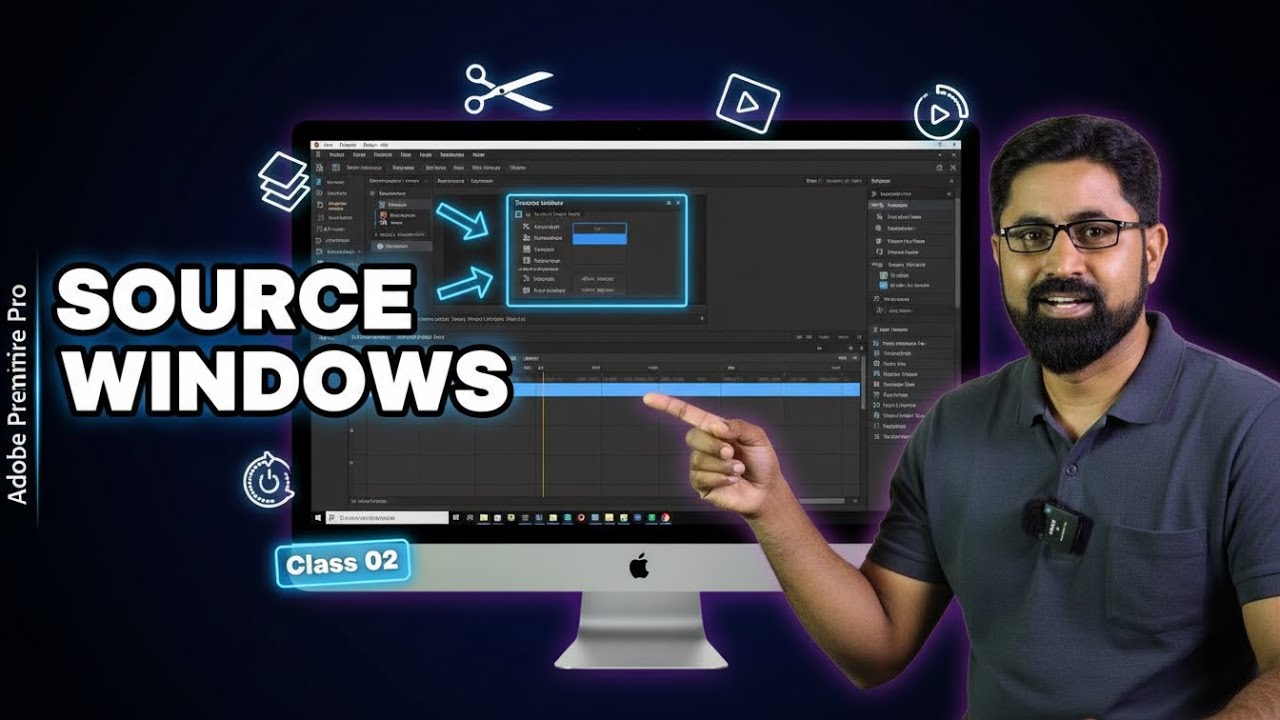 Adobe Premiere Pro Source Window Tutorial | Class 02 | @nasir_dad - YouTube