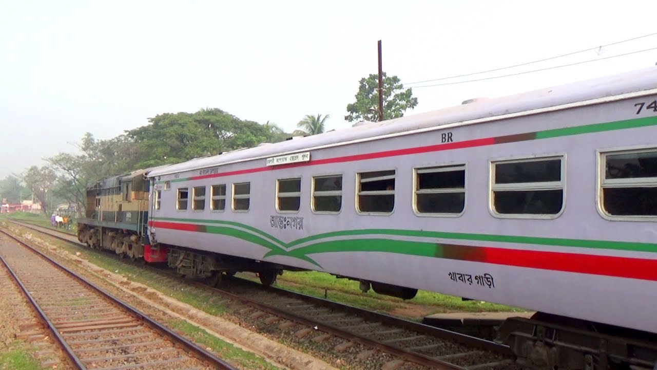 Kapotaksha Express Train With PT INKA Made Coaches Of Bangladesh ...