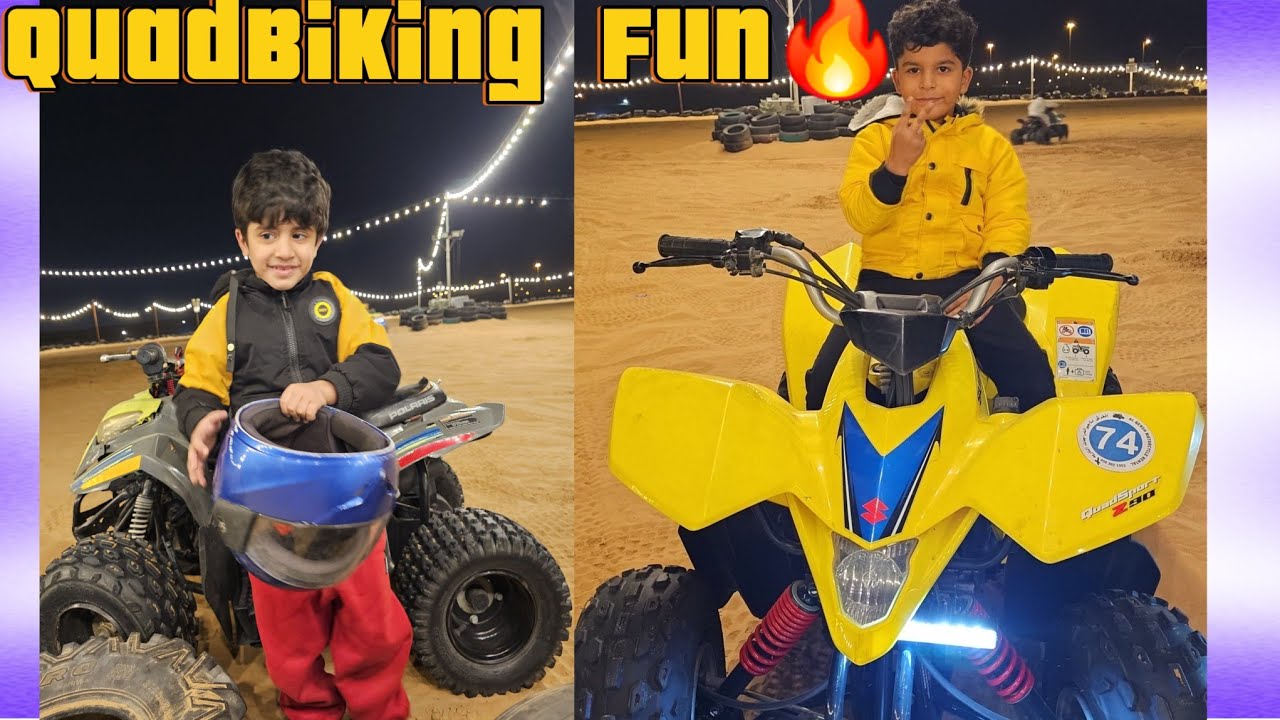 Quadbiking Fun with Khaled and Essa - YouTube