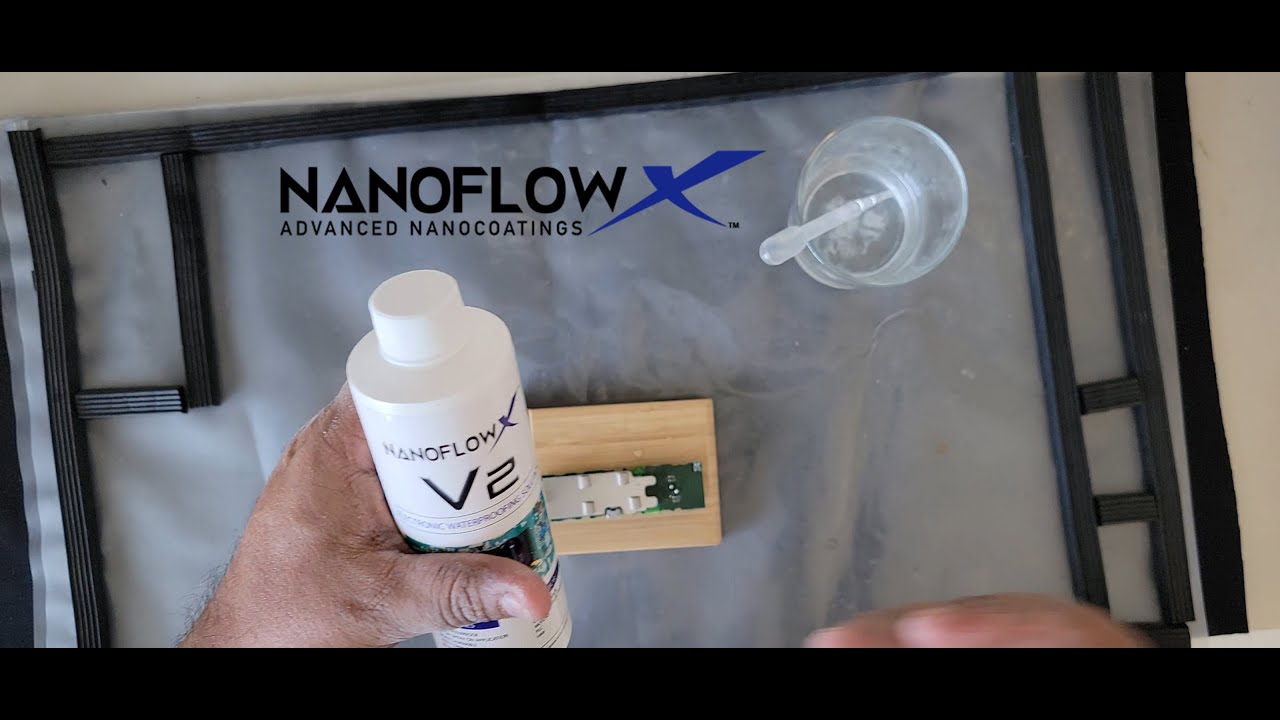 NanoFlowX Liquid Dip Process for waterproofing electronics - YouTube